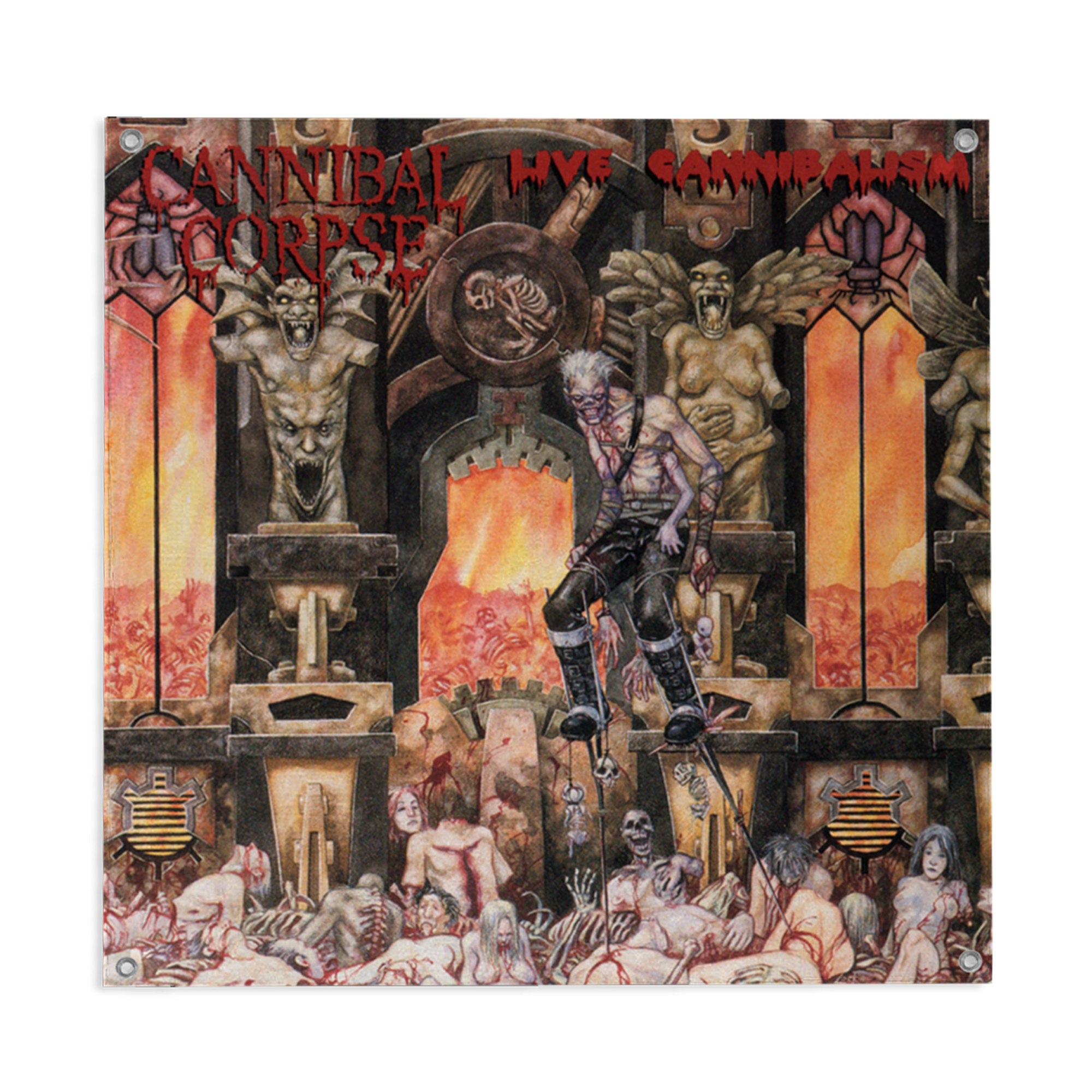 Cannibal Corpse (Live Cannibalism) Flag – Kings Road Merch Europe